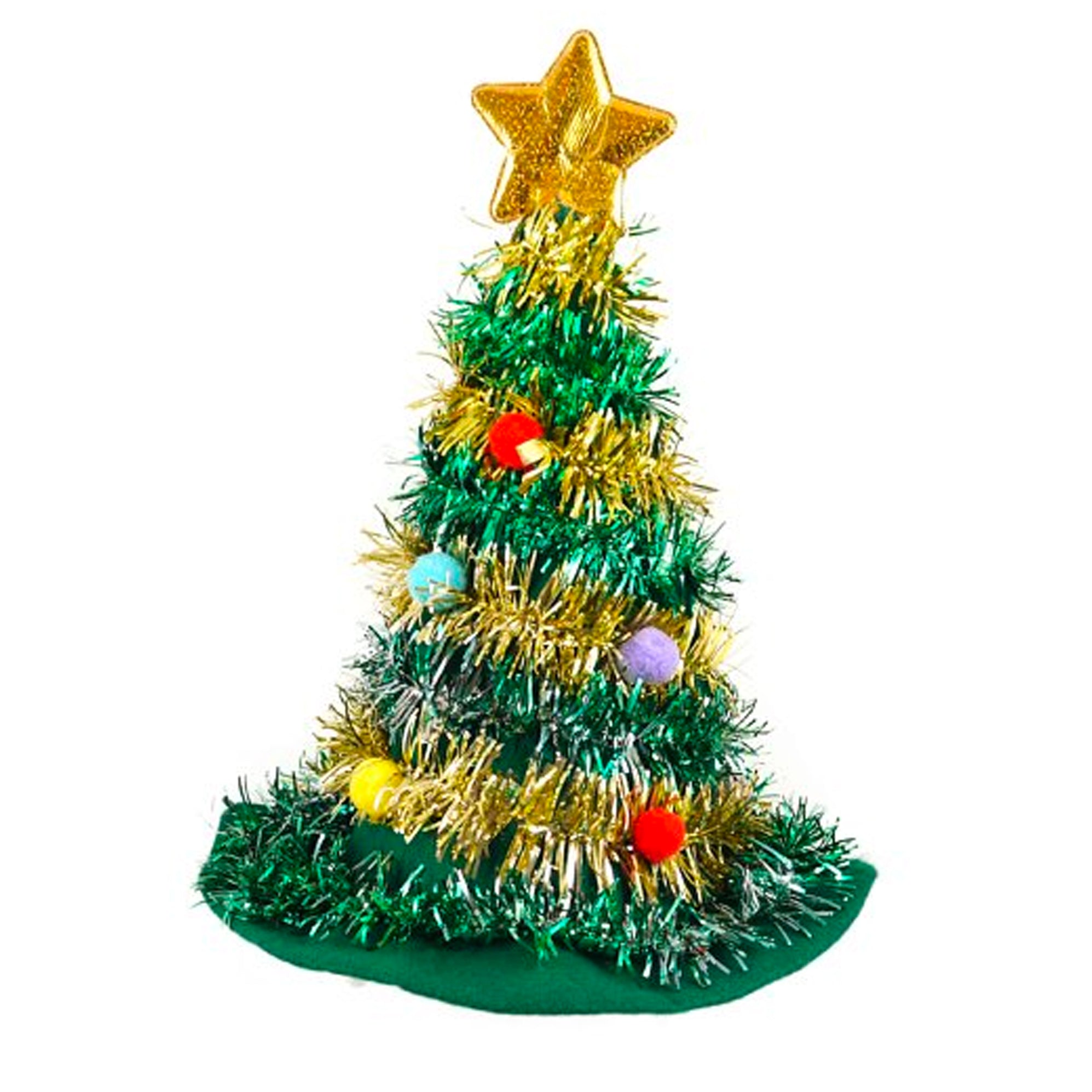 Christmas Tree Tinsel Hat — Blue Planet Fancy Dress
